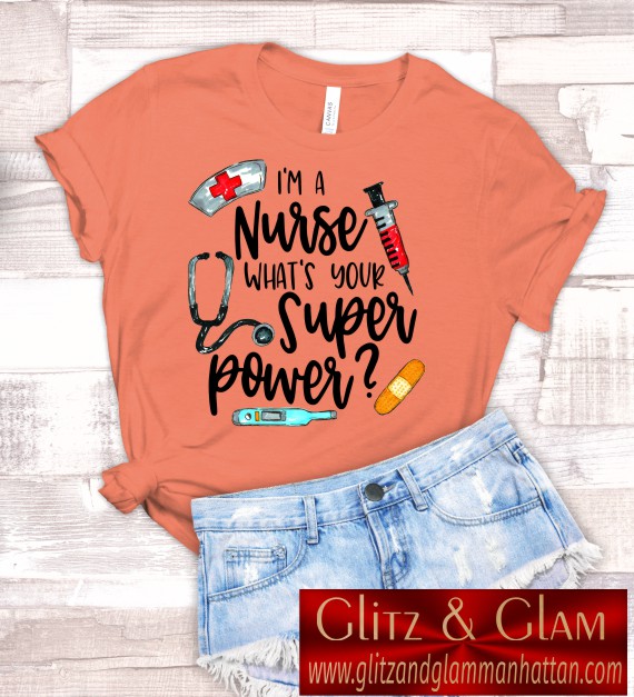 Nurse Super Power Print